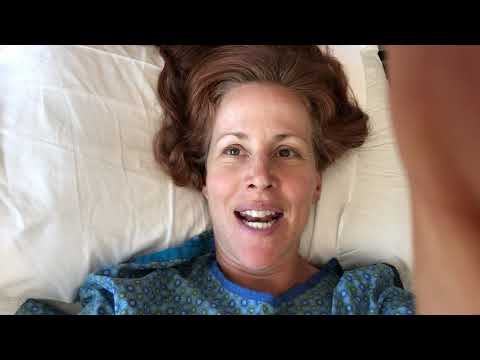 Day 1 post op in hospital pain and screws spine fusion surgery L5/S1