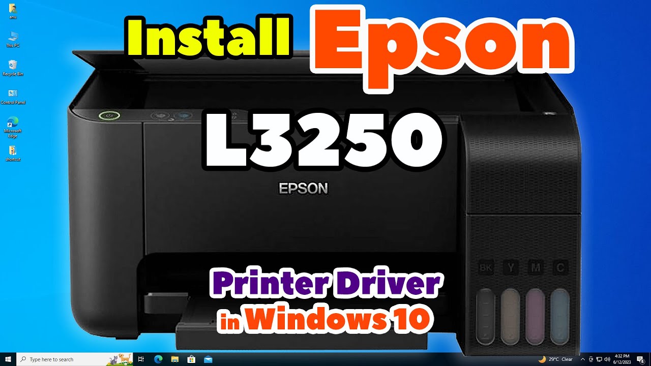 How to Download And Install Epson L3250 Printer Driver in Windows 10 PC or Laptop