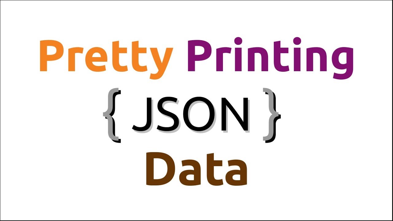 Pretty Printing JSON data using Python