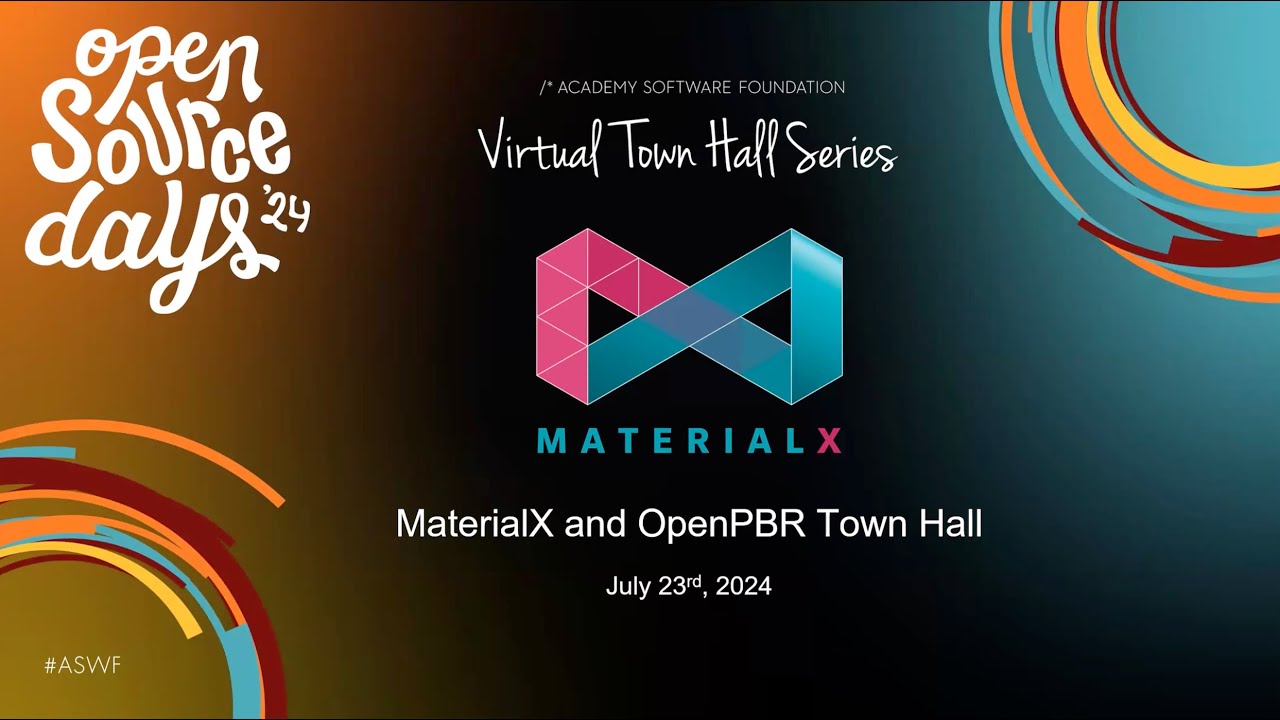 MaterialX Virtual Town Hall 2024