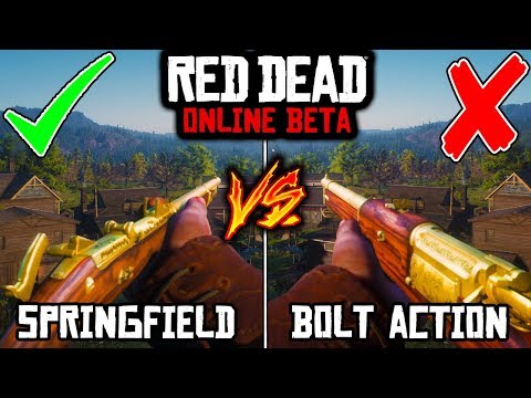 Day #26 – SPRINGFIELD Rifle vs BOLT ACTION Rifle! (RED DEAD ONLINE BEST ...