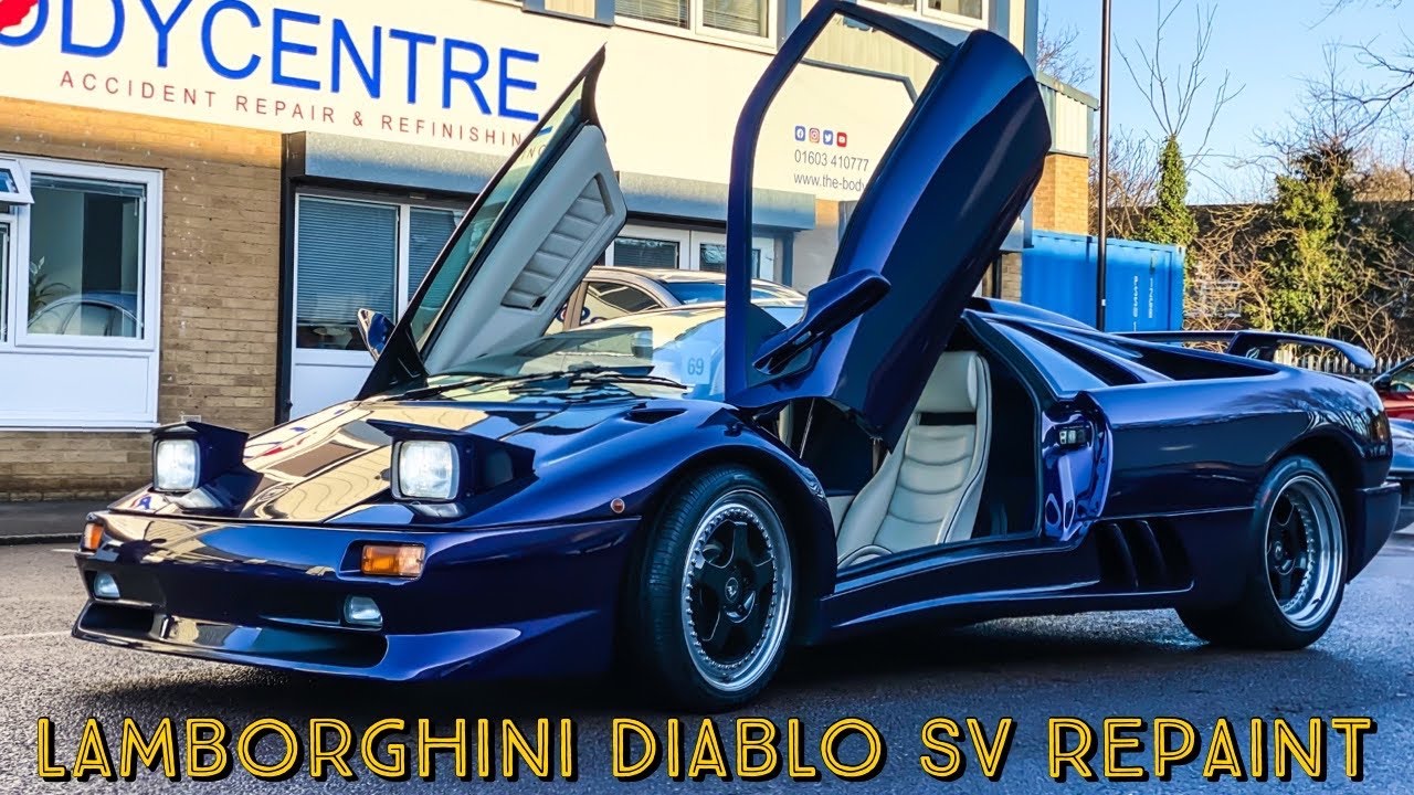 Lamborghini Diablo SV Repaint & Callipers