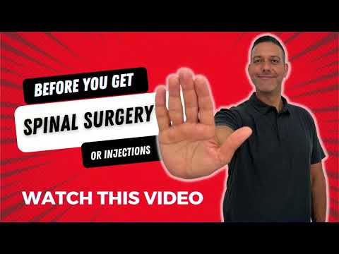You must watch this video before getting a spinal injection or spinal surgery in Walnut Creek, Ca.