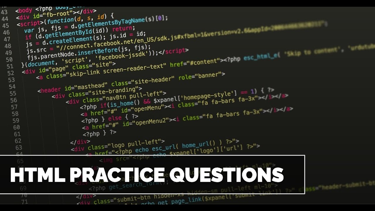 HTML practice question-1 solving
