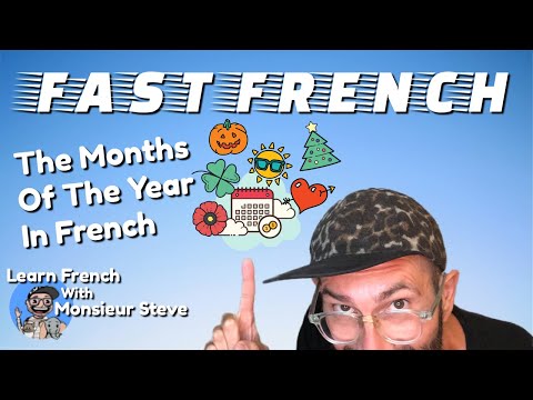 Fast French #7 / Months Of The Year / Mois De L'Année / For Kids & Beginners #Shorts