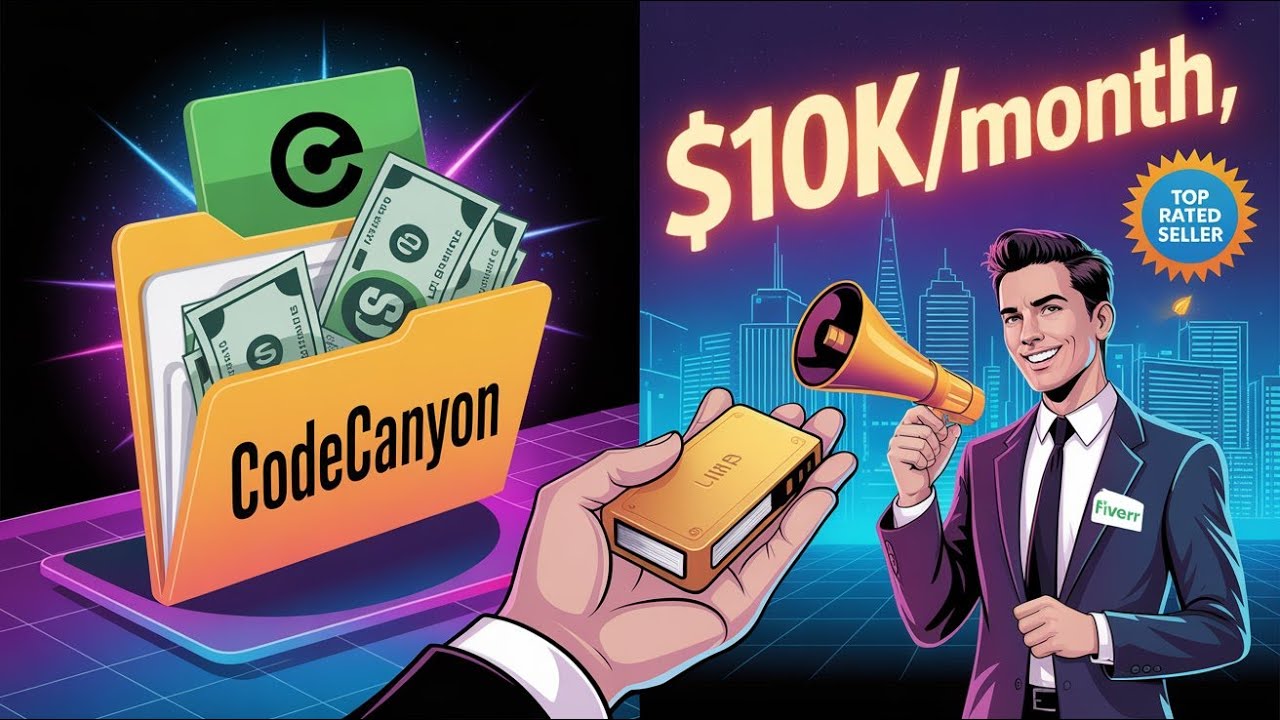 Earn $10kMonth Selling Code CodeCanyon & Fiverr Gigs 2025|#CodeCanyonSeller