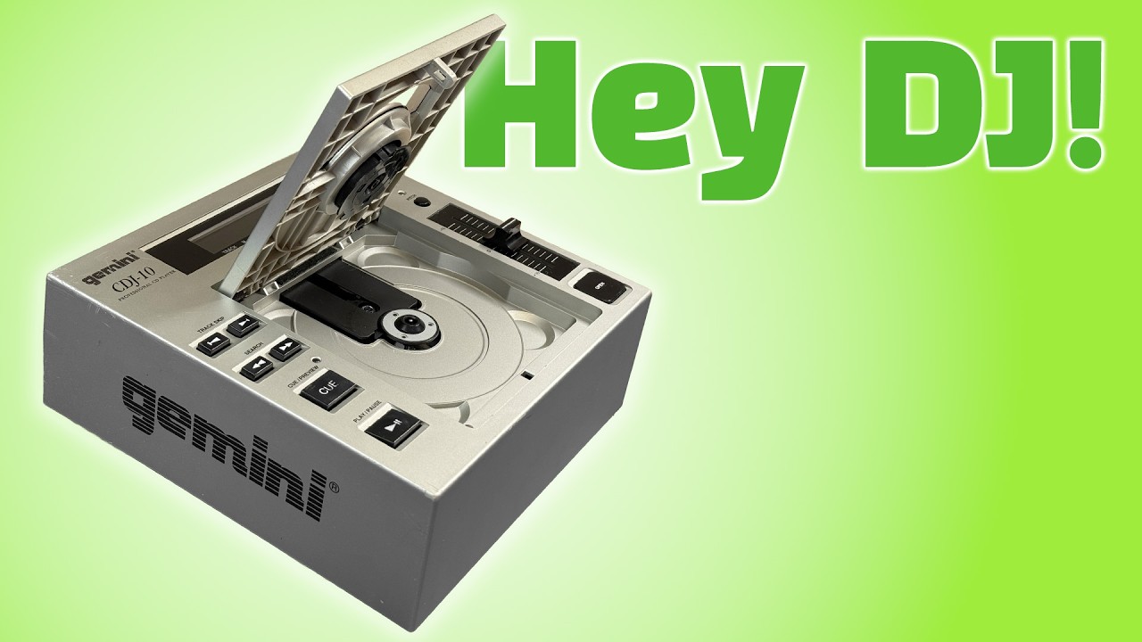 The Gemini CDJ-10 'Professional' CD player