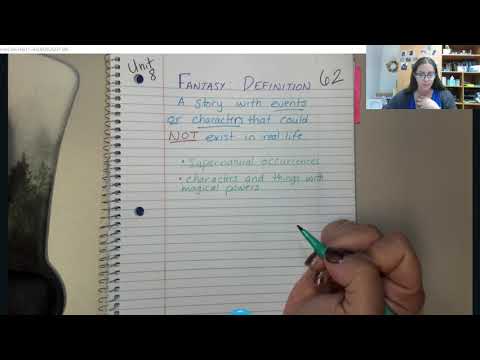 Unit 8: Definition of Fantasy