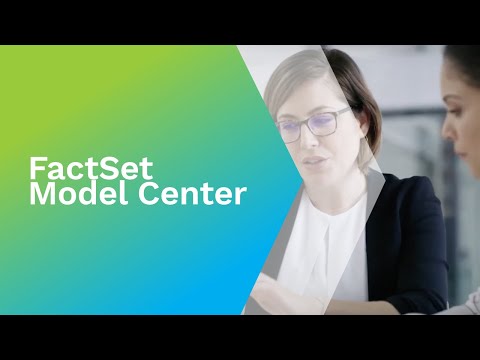 FactSet Model Center