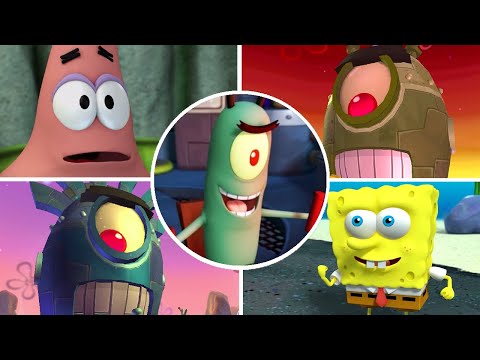 SpongeBob SquarePants: Plankton's Robotic Revenge - All Bosses