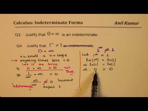 Calculus 2 Indeterminate Forms | Why ONE to the power INFINITY is NOT one