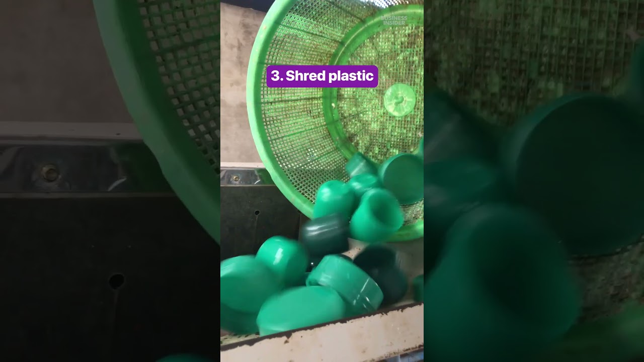 Here's how 700 pounds of #plastic waste is recycled and transformed into #ecofriendly tiles.