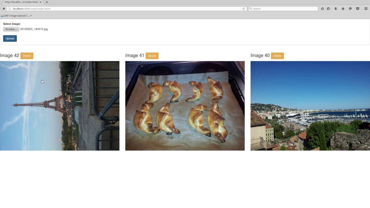Django Rest Framework Image Upload Tutorial (with AngularJS) - Part 1