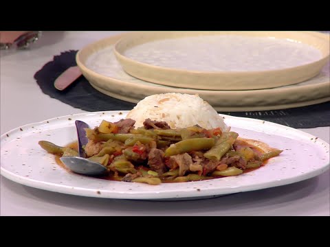 يخنة لوبية مع موزات والأرز بالشعيرية (2025-06-28)