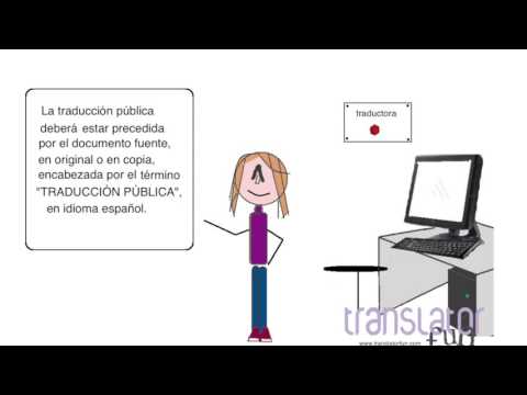 Translator Fun en español. Traducción pública: formato y formalidades ...