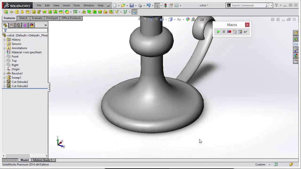 SOLIDWORKS - Basic Macro