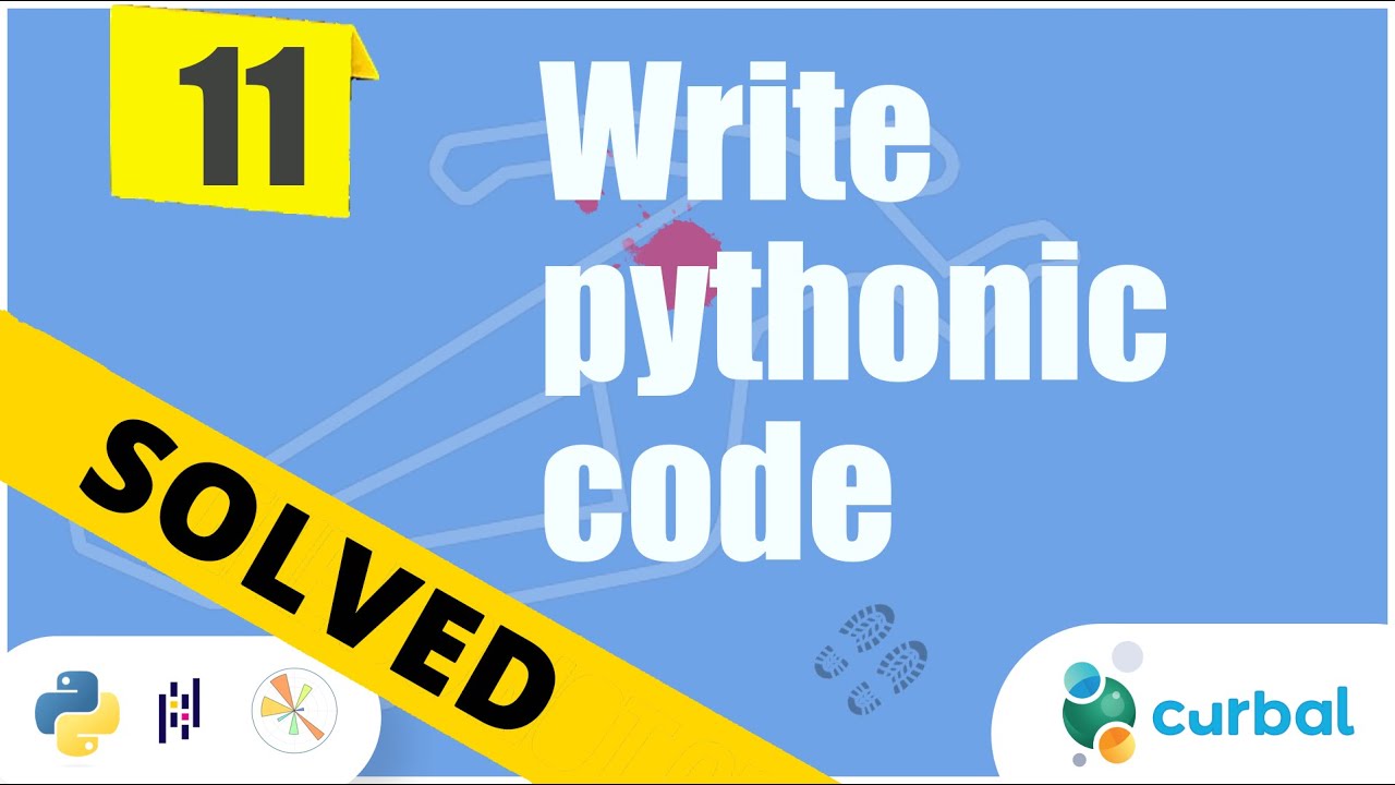 Bite Solution 11: How to write pythonic code  | Python mystery game