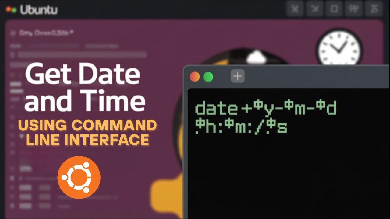 How to Get Date and Time Using Command Line Interface (Ubuntu Terminal Tutorial)