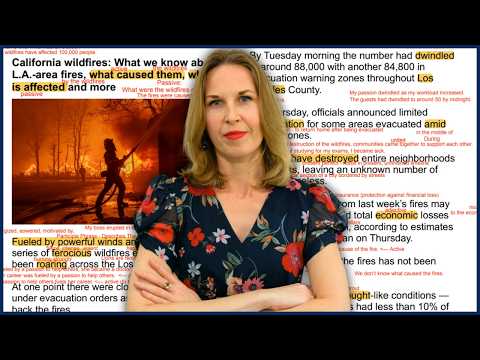 Los Angeles Fire - Improve Your English Vocabulary with the News