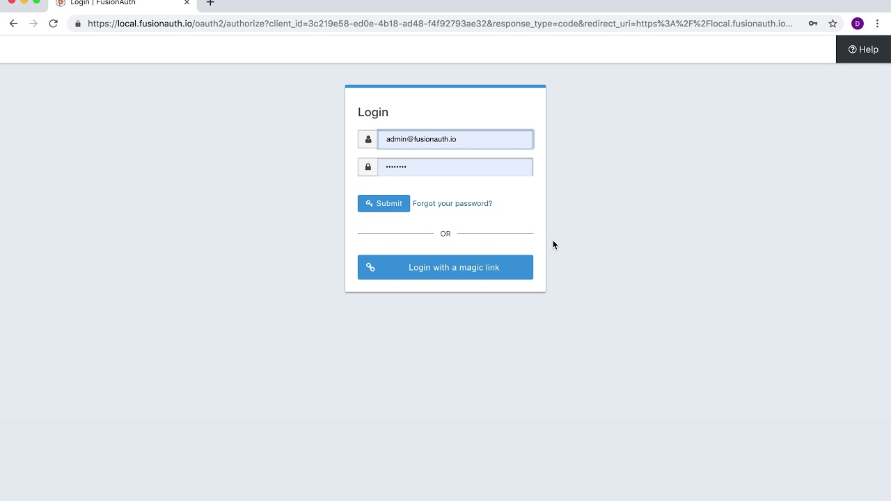 Passwordless in less than 60 seconds
