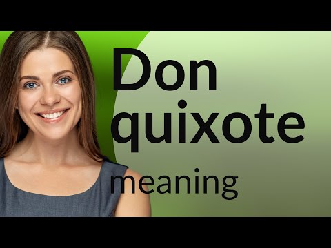 Don quixote — DON QUIXOTE meaning