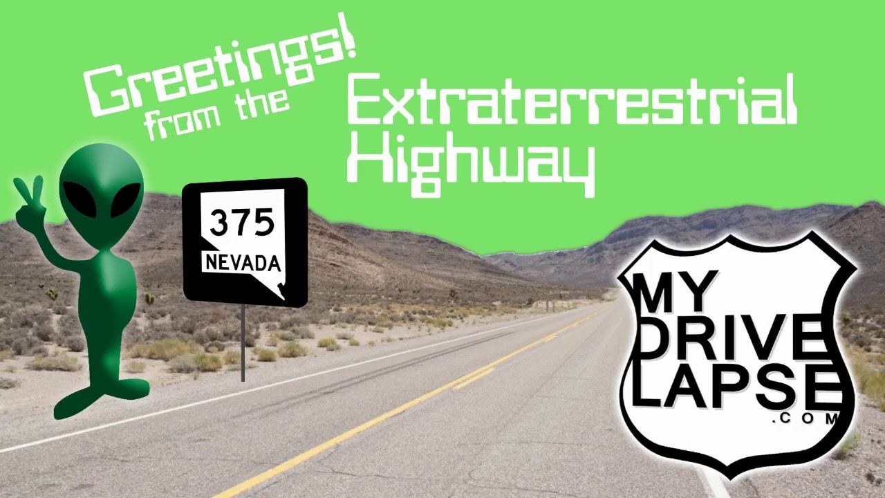Nevada's Extraterrestrial Highway! Route 375, Northbound Dashcam