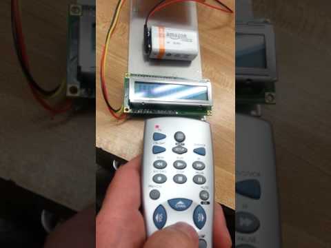 IR Decoder connected to a SSR for lighting control