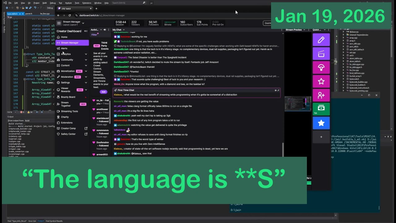 Jonathan Blow on Java Script and Web Assembly