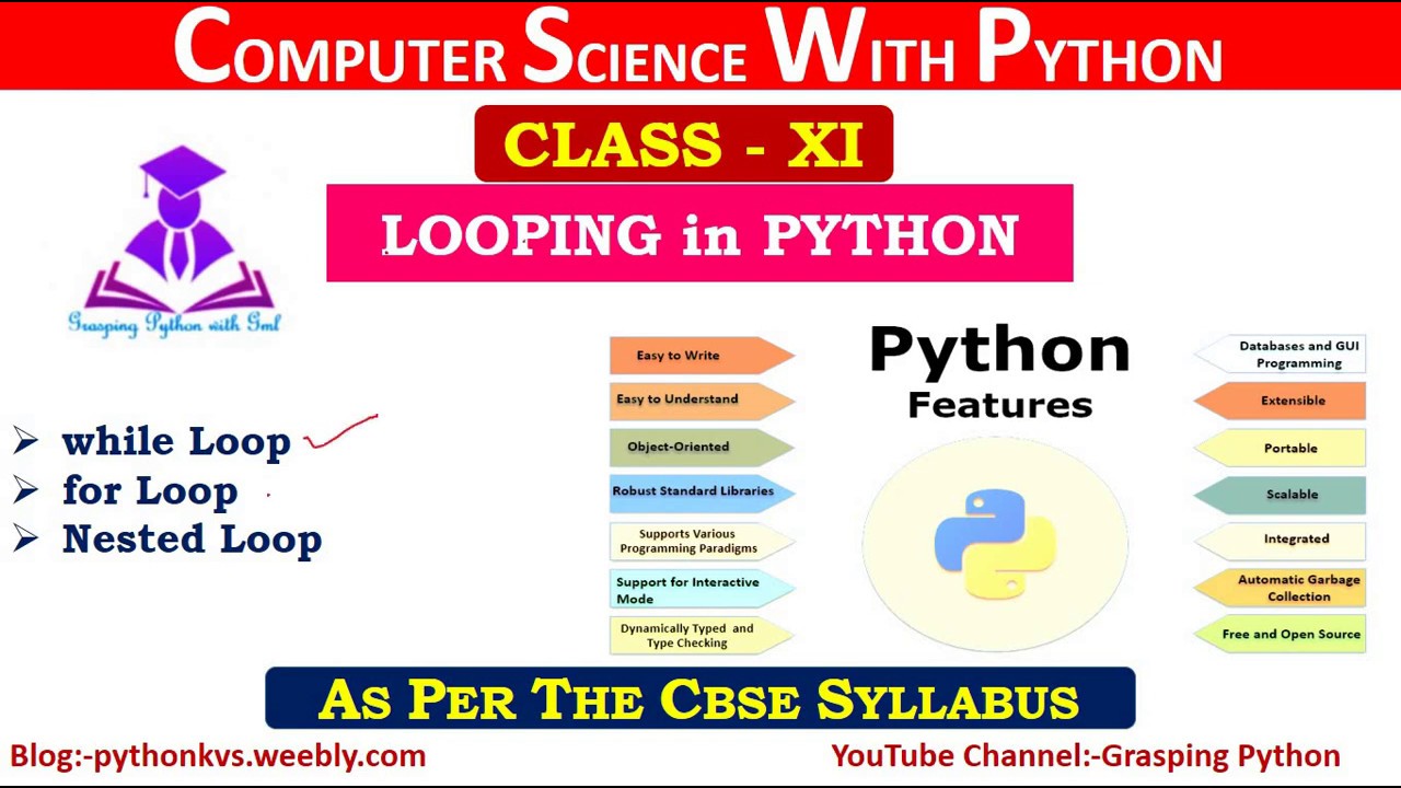 For Loop in Python | While Loop in python | Jump Statement | break and continue | Pass Statement