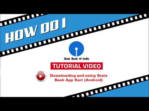 Downloading and using State Bank App Kart (Android) (Video Created as on January 2016)
