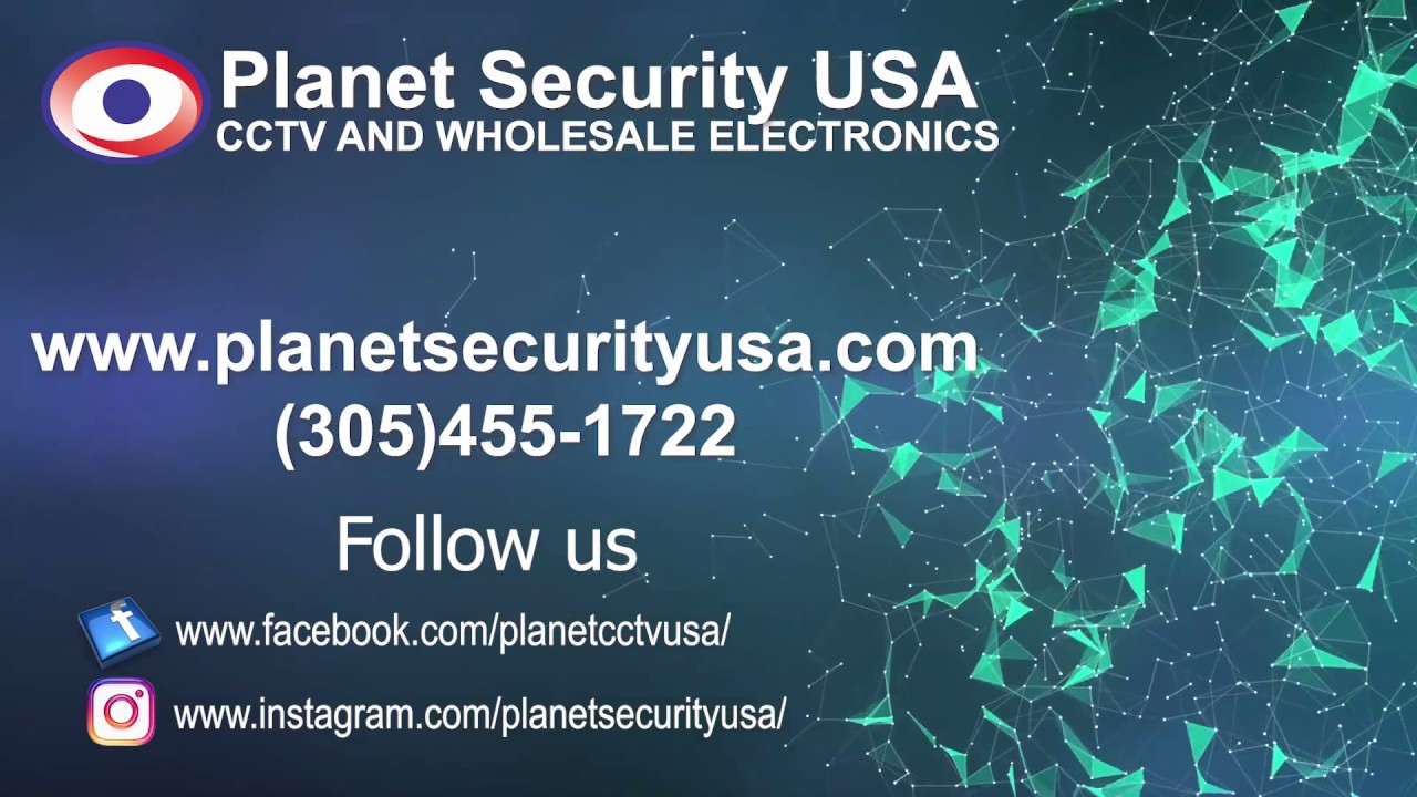 Planet Security USA: #1 Security Camera and CCTV Solution in USA