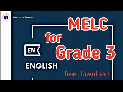 MELC for Grade 3- English