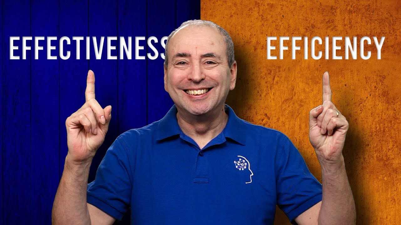 What's the Difference between Effectiveness and Efficiency?