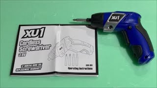 XU1 Cordless Screwdriver XSD-363 reviews | ProductReview.com.au