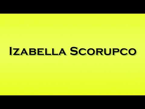 Pronunciation of Izabella Scorupco