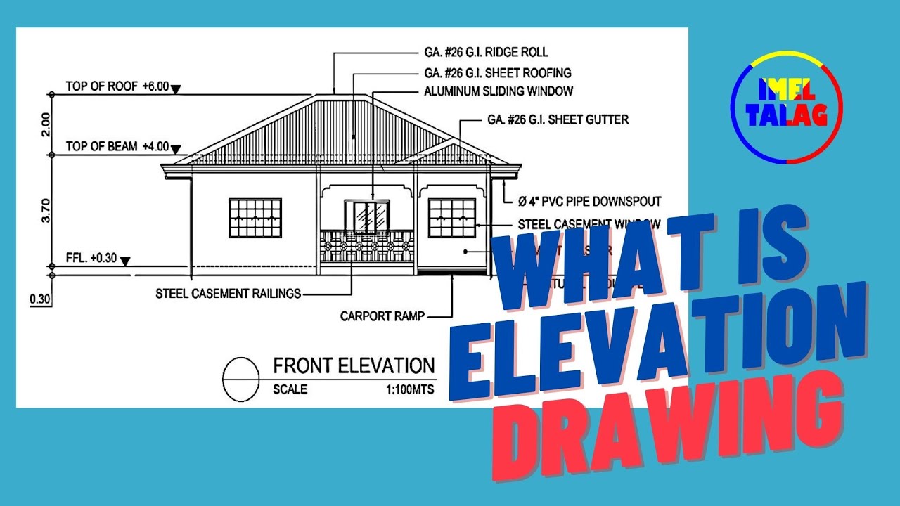 What is elevation drawing