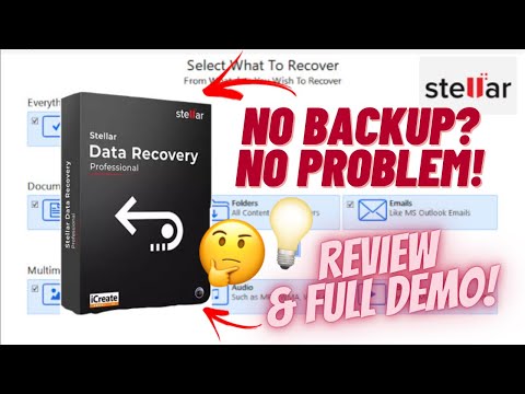 STELLAR DATA RECOVERY SOFTWARE (REVIEW & FULL DEMO) | Gian Martin