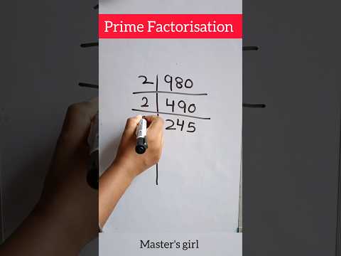 Prime Factorisation trick #maths #mathematics #tricks