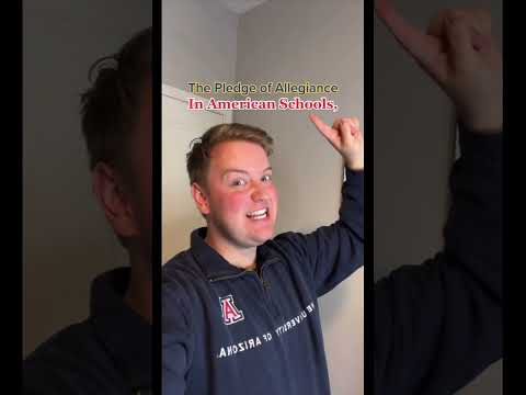 The Pledge Of Allegiance In American Schools, Versus British Schools!