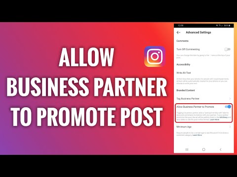 How To Allow A Business Partner To Promote Your Instagram Post
