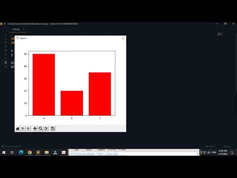 how to make bars in matplotlib