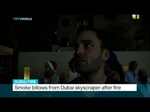 People's reaction to Dubai skyscraper fire