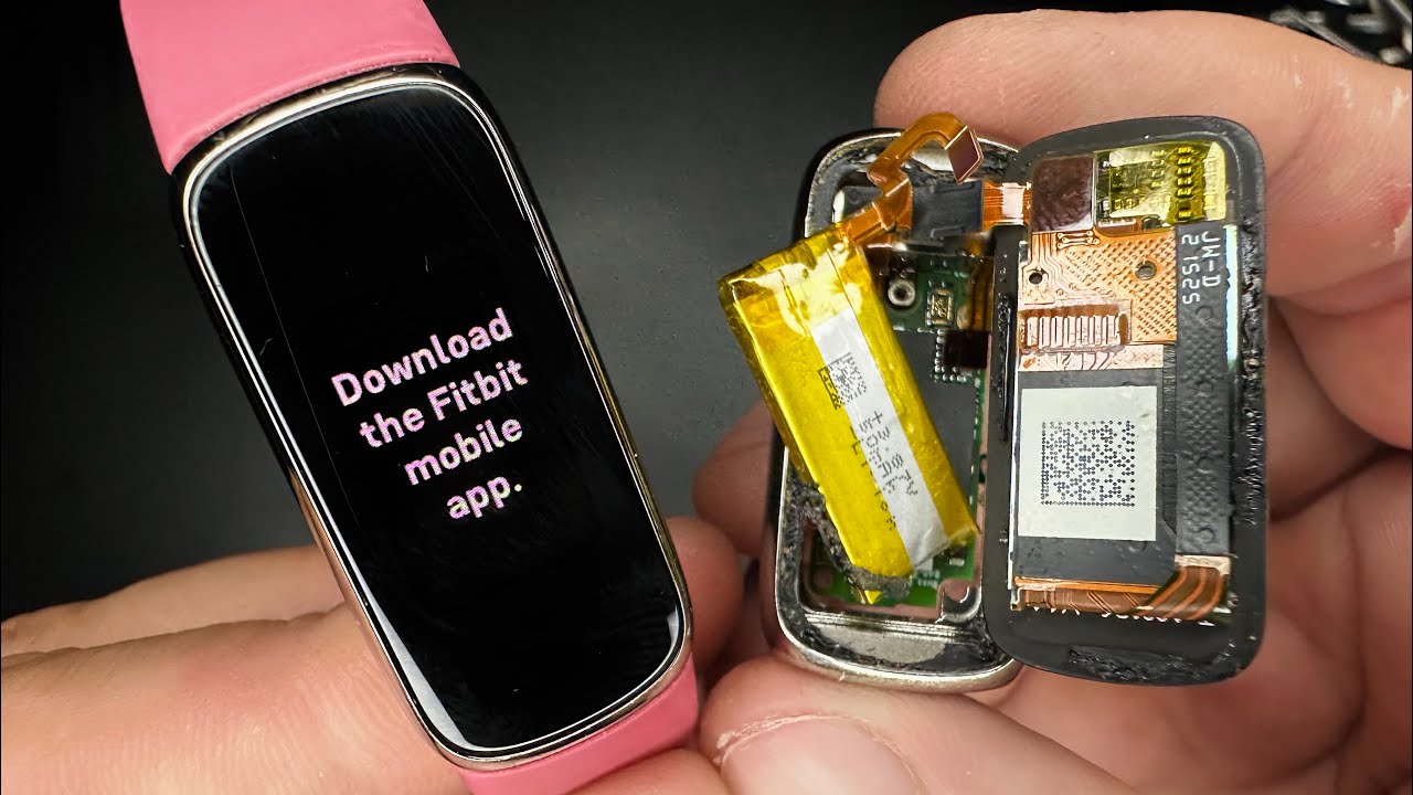 Fitbit Luxe Battery Replacement How to open smartwatch