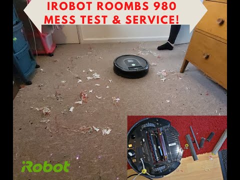 Roomba 980 Robot Vacuum Cleaner - Maintenance & Cleaning after many months!