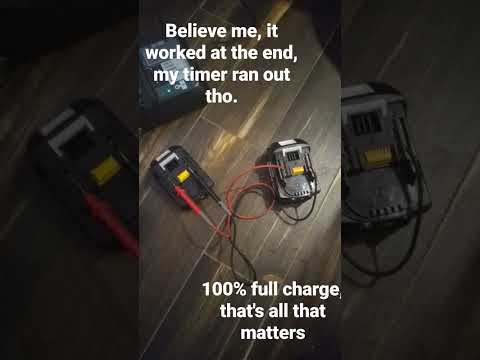 problem solved! connect dead battery to another