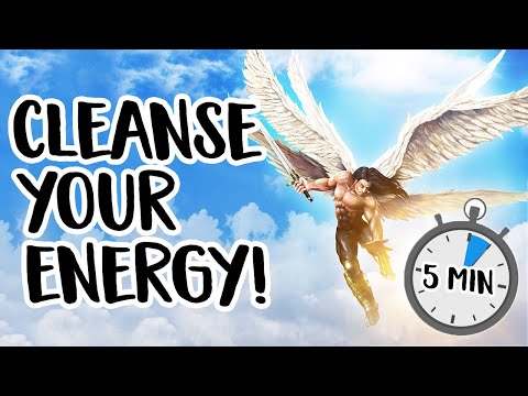 5 Minute Energy Cleanse with Archangel Michael!