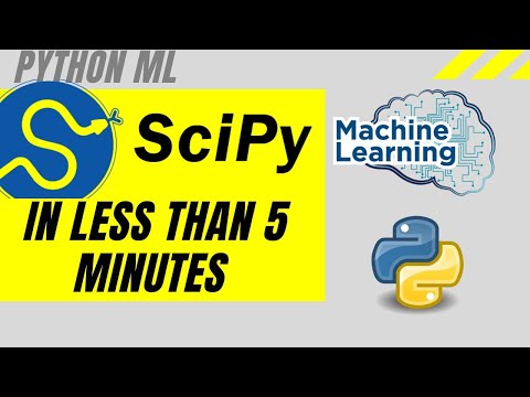 Learn SciPy in LESS THAN 5 minutes - Python libraries for Machine Learning | Nur AI