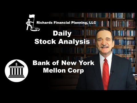 Daily Stock Analysis – BNY Mellon – Even financial giants grapple with COVID 19 impact.