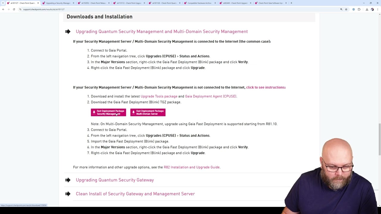 Training - Check Point R82 - MGMT Upgrade