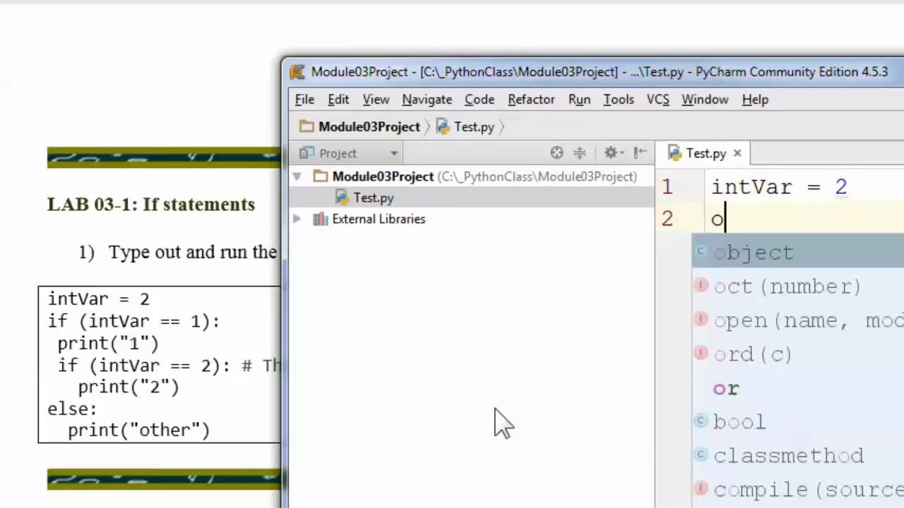 Python Module 03-05 Starting Lab 3 1